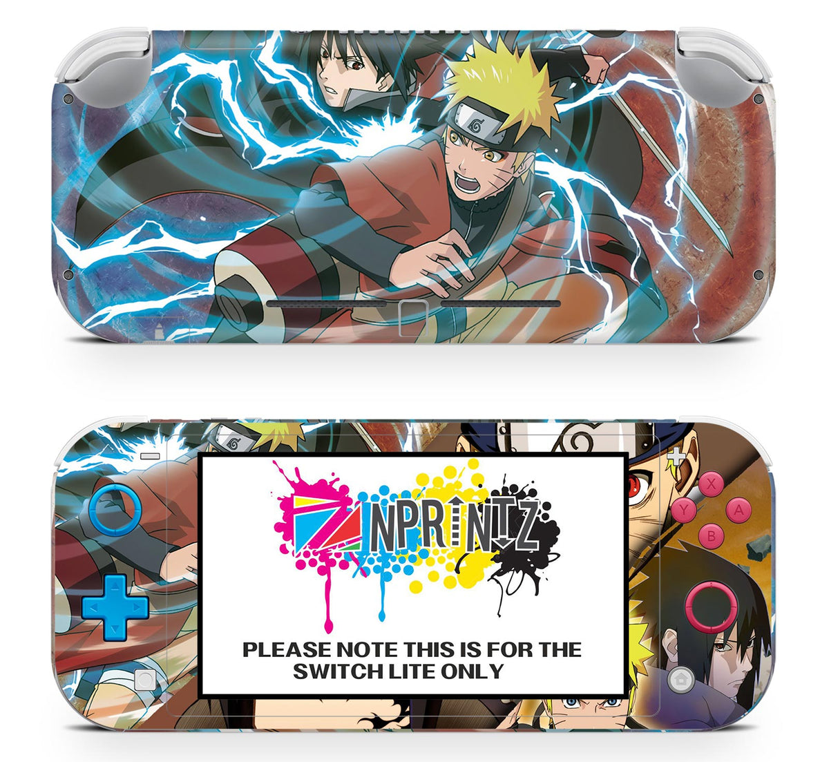 NARUTO ULTIMATE NINJA STORM TRILOGY NINTENDO SWITCH LITE SKINS DECALS ...